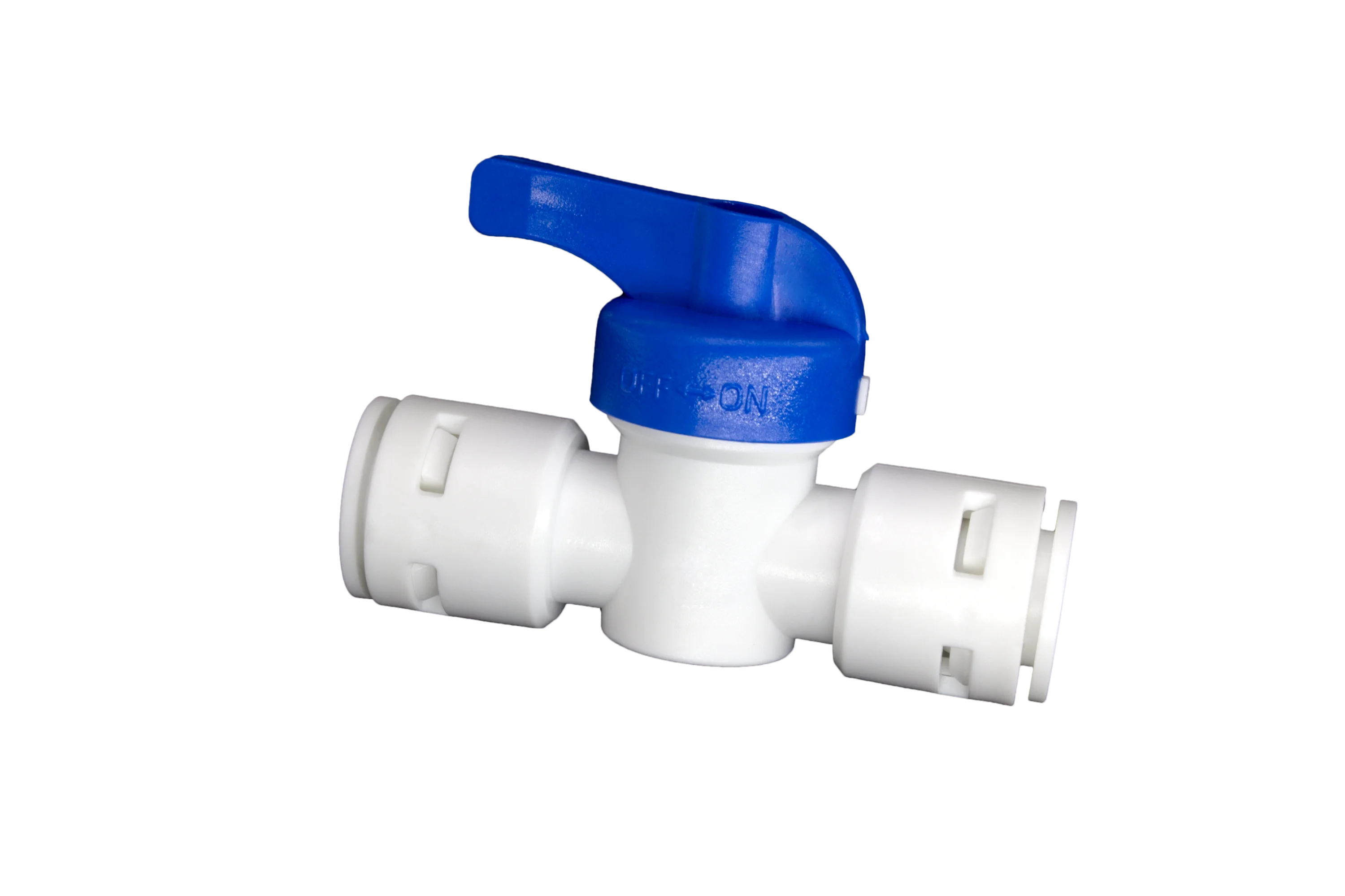 1/4" RO Water Ball Valve Backwash Controlled Quick Connector