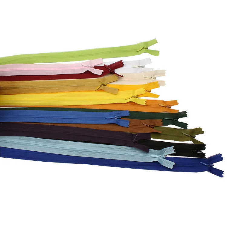 Wholesale Custom #3 Nylon Lace Invisible Zipper with Tear Drop Puller C ...
