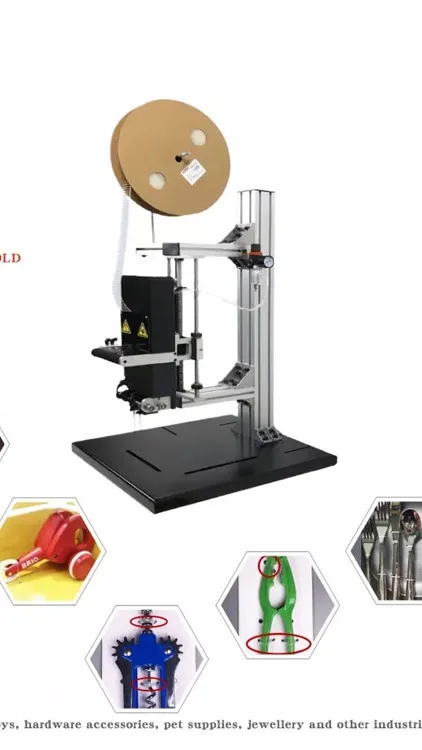 Plastic Tag Pin Elastic Staple Packaging Tagging Machine For Toys And ...