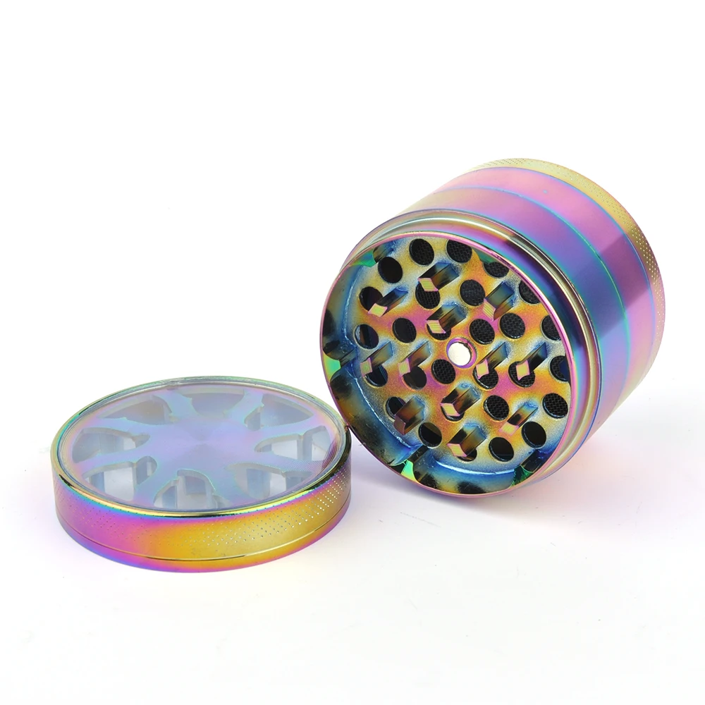 Factory Wholesale High Quality 55 Mm-4 Part Zinc Alloy Colorful Grinder ...