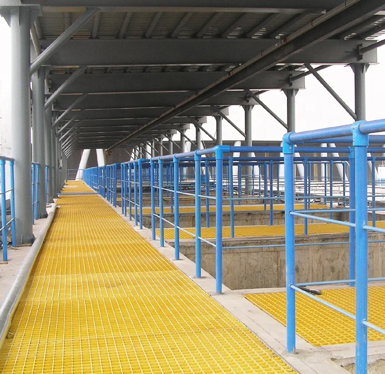 Rusty Proof GRP Fiberglass Walkway Handrail Industry FRP