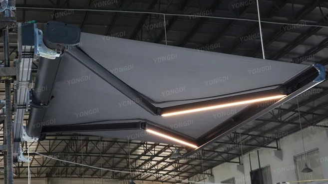 Folding Awning Patio Outdoor Electric Retractable Aluminum Foldable ...