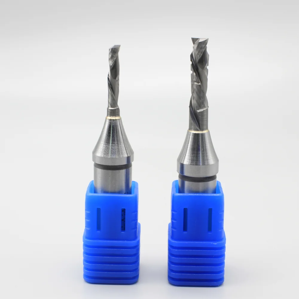 Inexpensive Cnc Carbide Compression Bit Double Veneer Spiral Blade ...