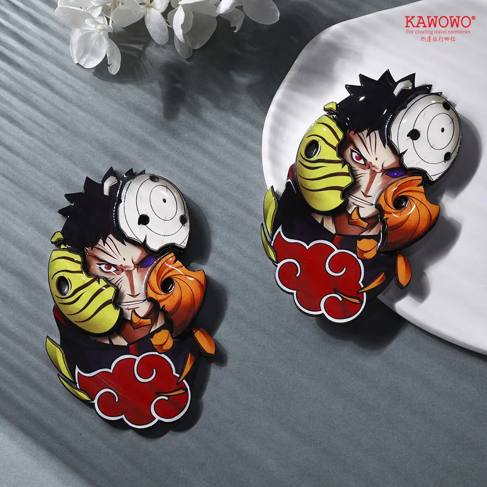 2023 New Anime One Piece Luffy 3d Wood Custom Fridge Magnets ...