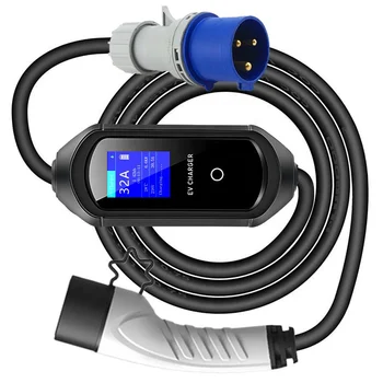 Single Phase Ev Car Charging Type 2 Gbt Evse Ac Charging Gun Id6 32a ...
