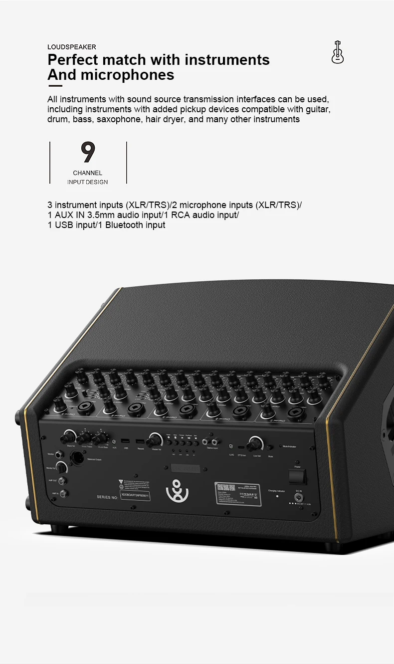 Artist Pro Xdobo 600w Active Blue Tooth Speaker Battery Subwoofers Pa ...