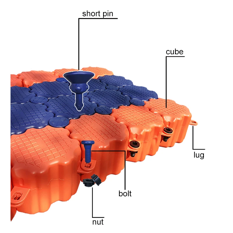 HDPE Non-Slip Surfaces - Durable Floating Pontoon Modules
