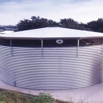 20000 Liter To 500000 Liter Galvanized Steel Poultry Water Storage Silo ...