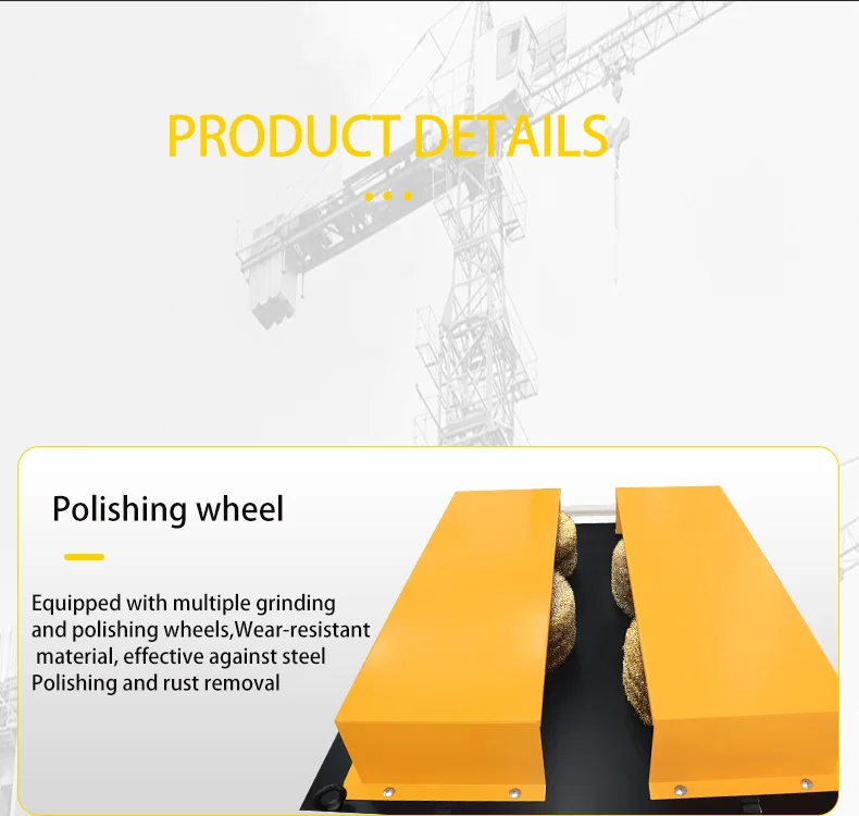 Multifunctional Platform Descaling Machine Rebar Square Tube Electric ...
