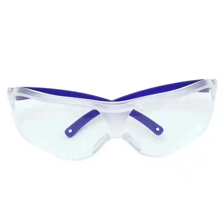 Transparent PC Safety Goggles Integrated Nose Bridge Rimless Design ...