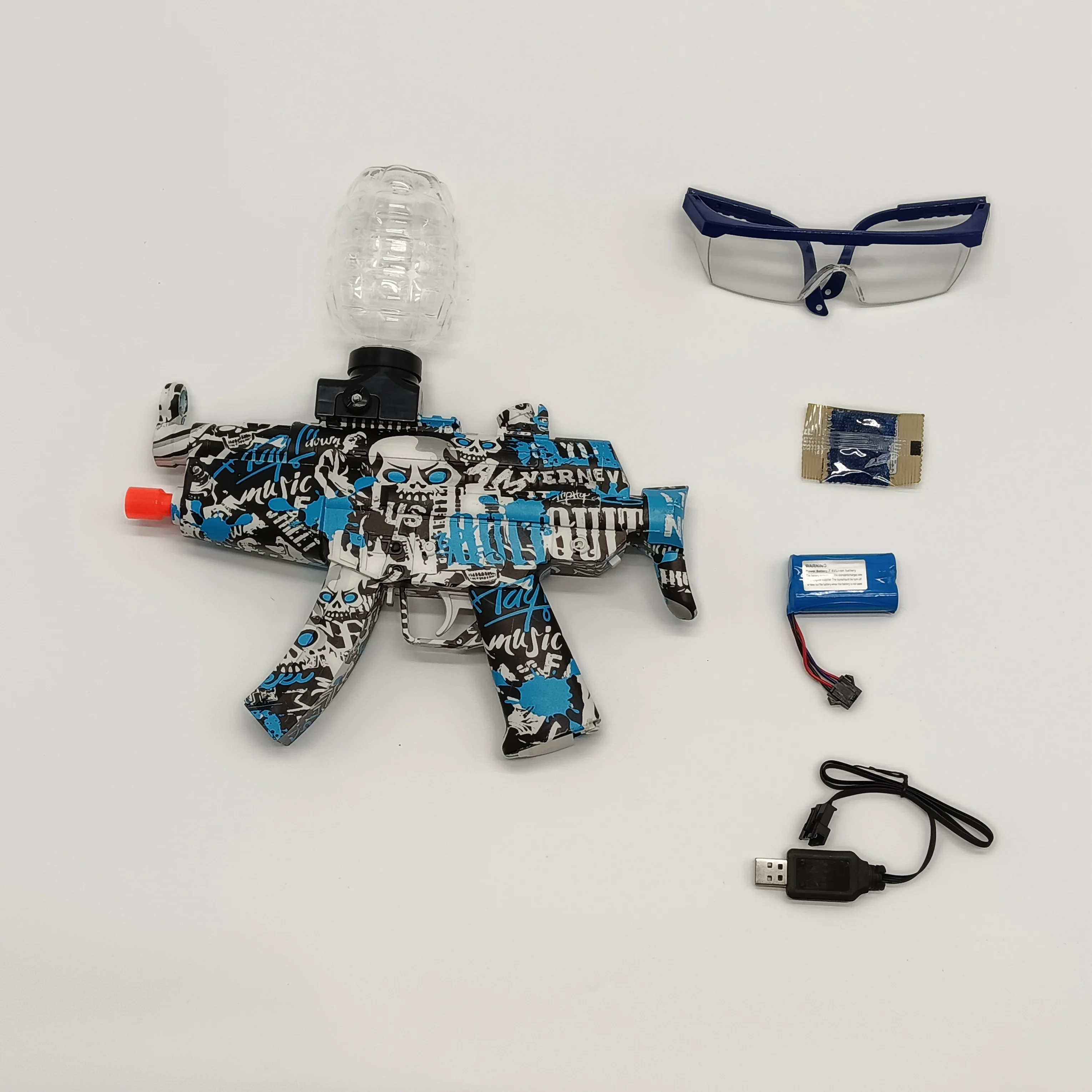 Toys Juguetes Kids Graffiti Water Splatter Ball Gun Blaster Electric ...