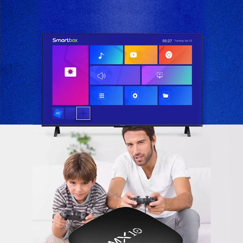 MX10 Android 4k TV Box - Quad Core, 3D Video Formats