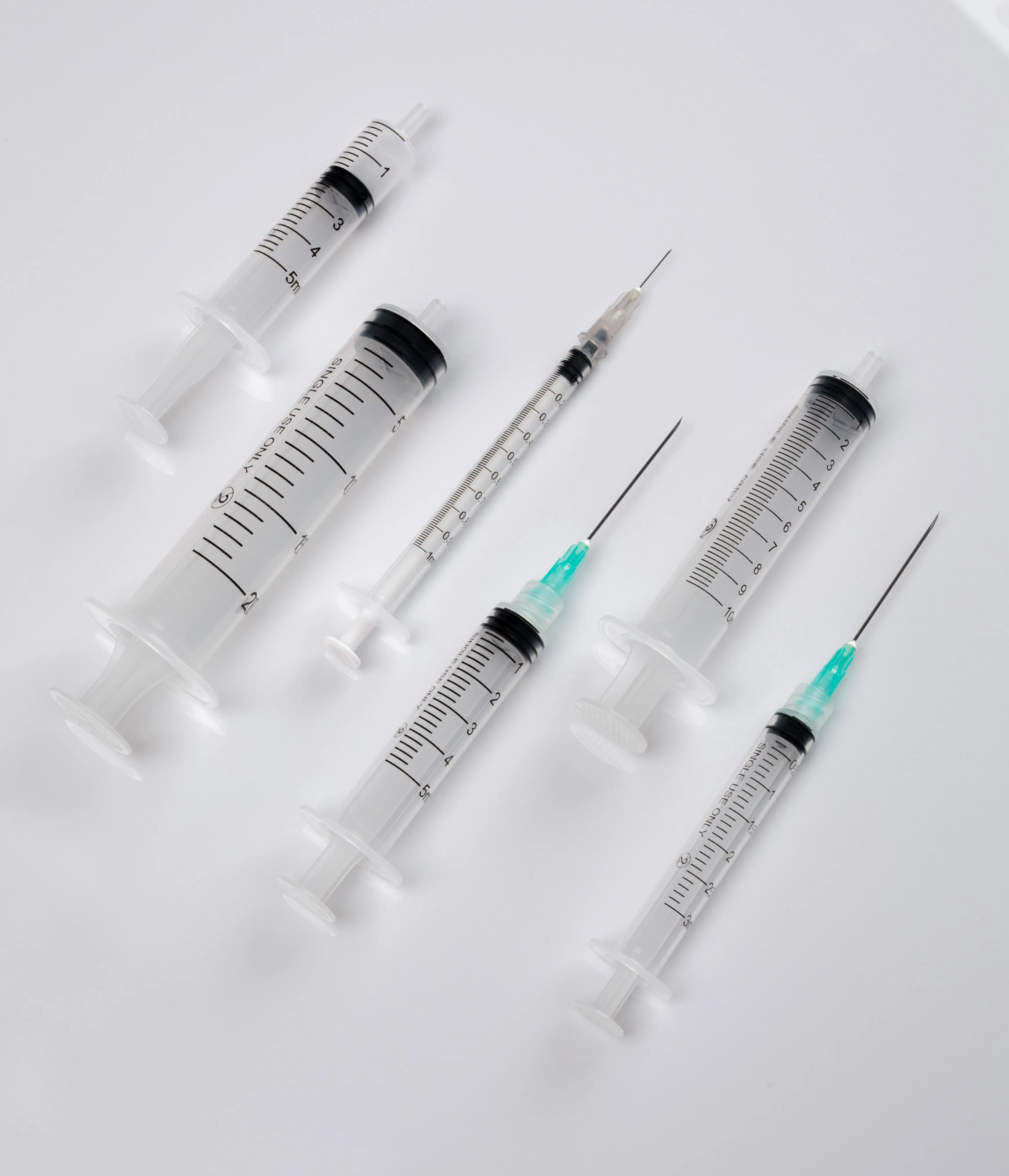 Medical Sterile Disposable Plastic Luer Lock Luer Slip Syringe Hypodermic Injection Syringe With ...