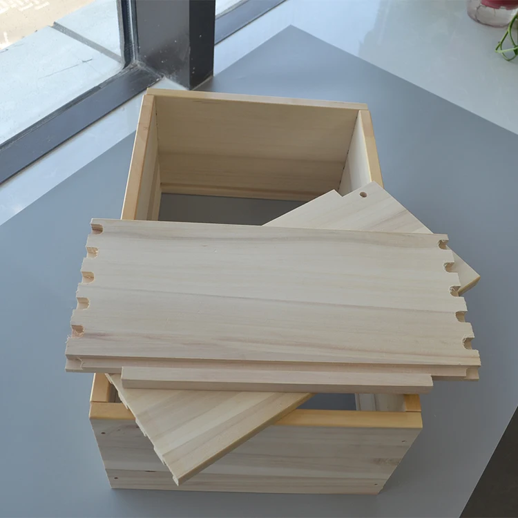 Factory Solid Wood Natural Birch/Poplar/Pine/paulownia Wood Cabinets ...