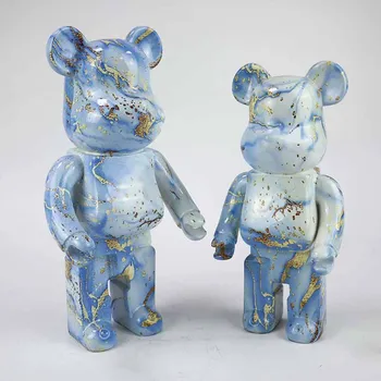 Custom Hand Made Bearbrick 400% Resin Crafts Home Decoration Table Gift ...