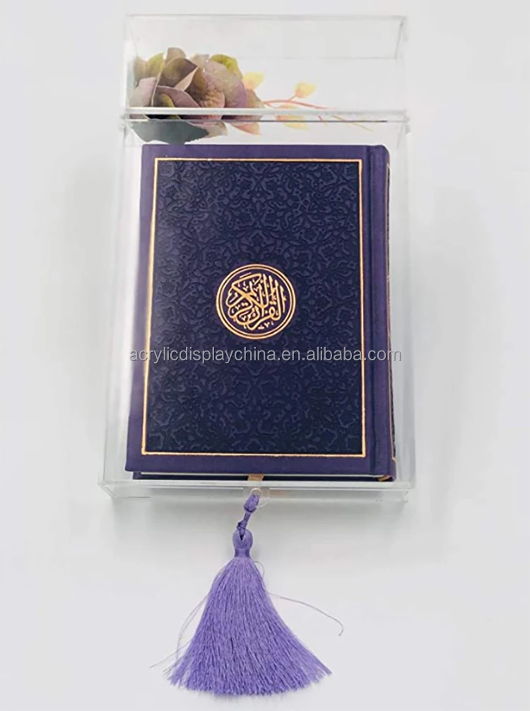 Clear Acrylic Box With Tassels Fit Quran -24 X 15 X 4cm - Buy Acrylic ...