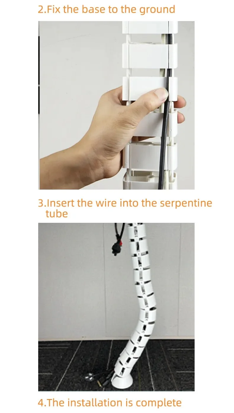 Factory Direct Vertical Under Desk Table Pc Wire Cable Tidy Management ...
