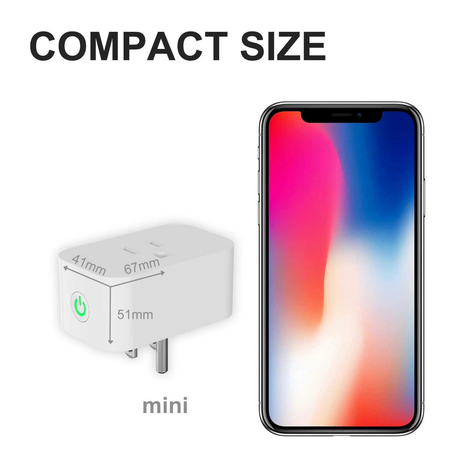 American Standard Plug - Smart Power Socket with Energy Monitoring