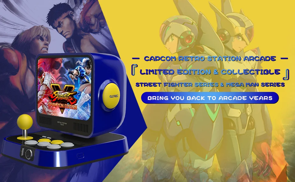 Capcom Arcade Console - Retro Station Pre-Loaded Games