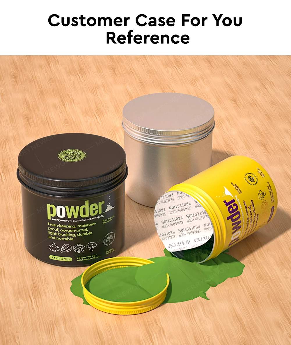 Aluminum Packaging Tins for Matcha Powder & More