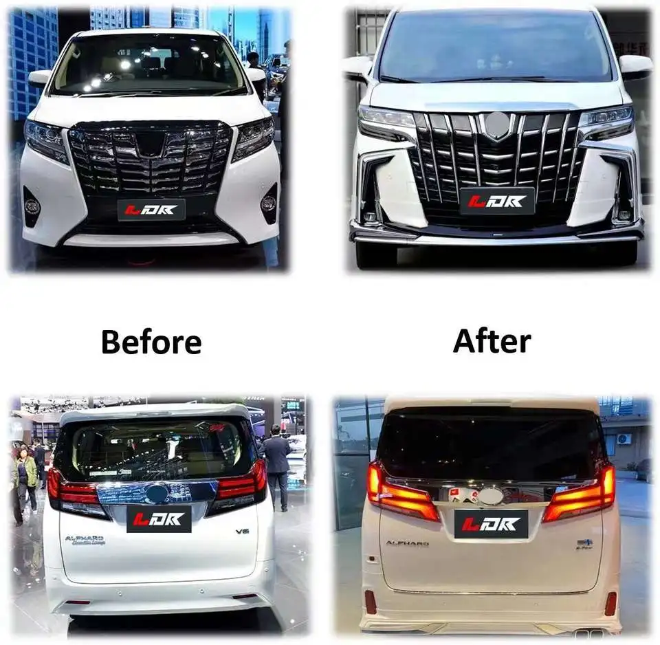 Automotive Conversion Body Kit For Alphard 2015-2018 Modification To ...