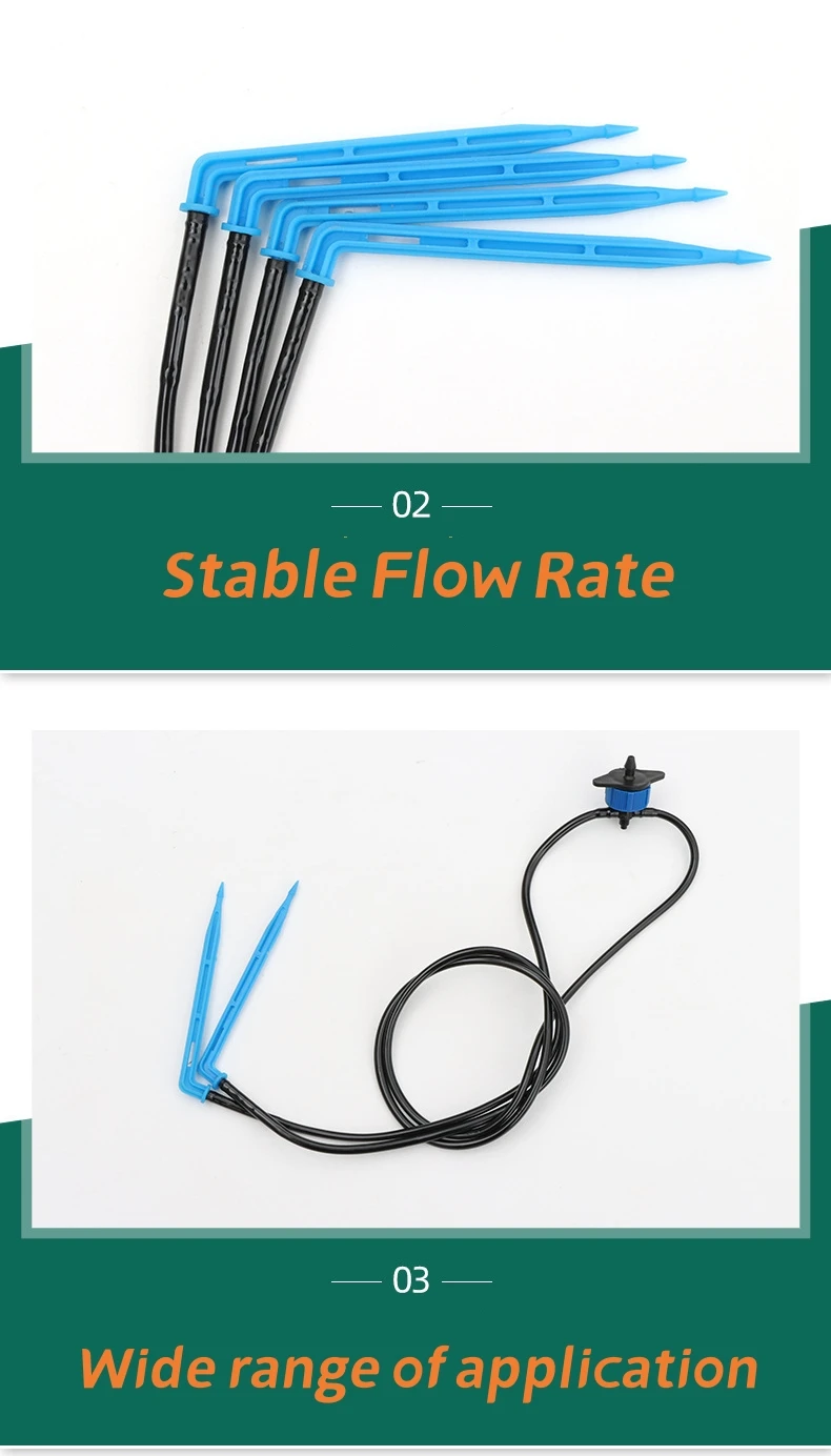 4 Ways Drip Arrow Drip Irrigation System Length Can Be Customized 3/5mm ...