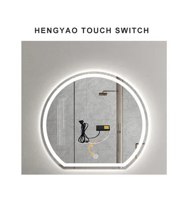 Three Color One Button Touch Sensor Switch For Bathroom Mirror Built-in Led Driver Touch Switch ...