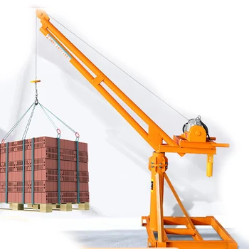 200kg 300kg 500kg 1000kg Mini Crane Hoist With 360 Degree Rotation ...