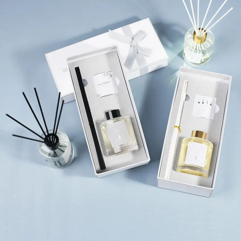 Luxury Christmas Custom logo Reed Diffuser Packaging Boxes Reed ...