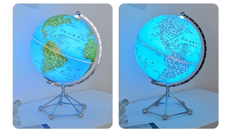 20cm Light Custom Lightup World Map Globe Earth Desk Acrylic Custom ...