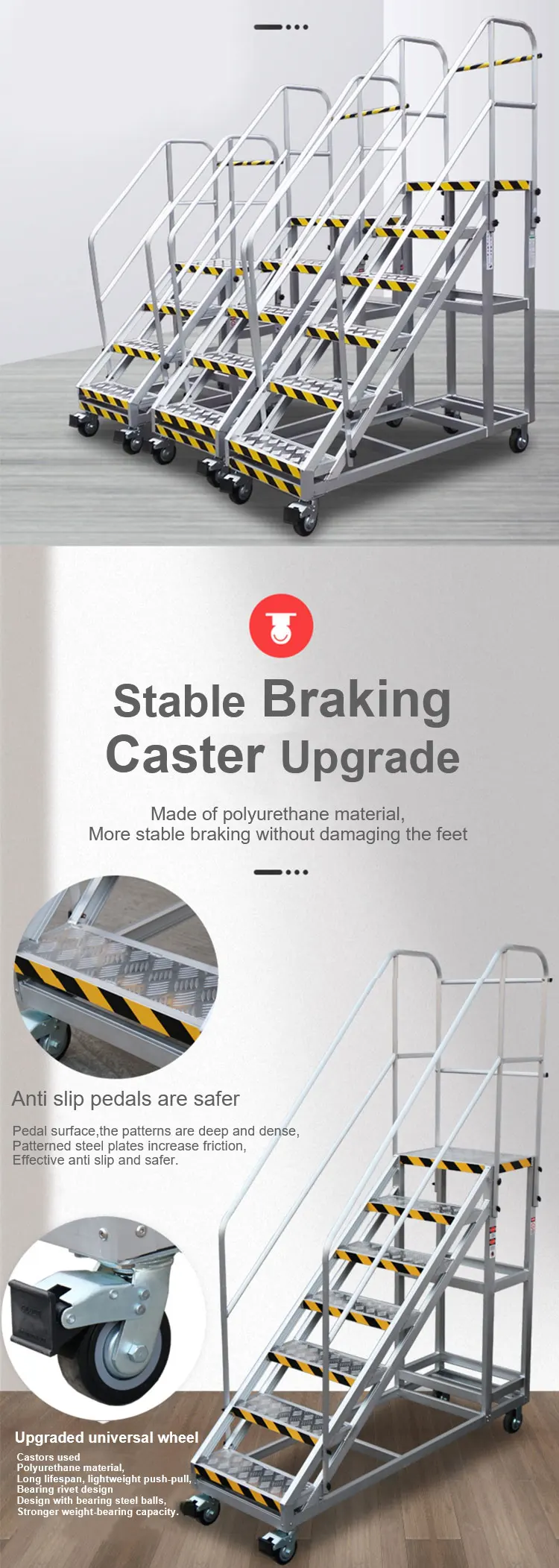 Aluminum Work Platform - Safe & Durable Ladder Solutions