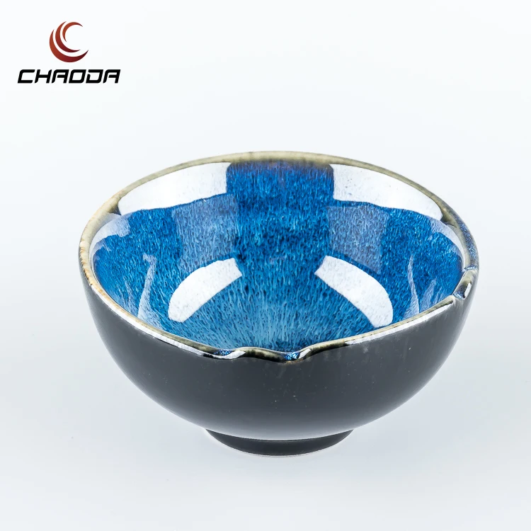 4.5 inch Pottery Bowl Japanese Antique Tableware Ceramic Stoneware Rice ...