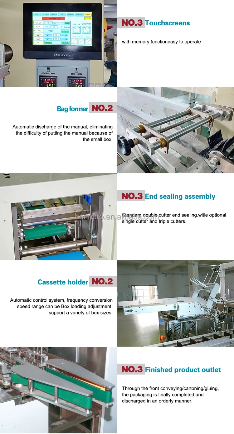 Hannpro Ice Cream Popsicle Other Snack Wrapper Packaging Multi-function Packaging Machines - Buy ...