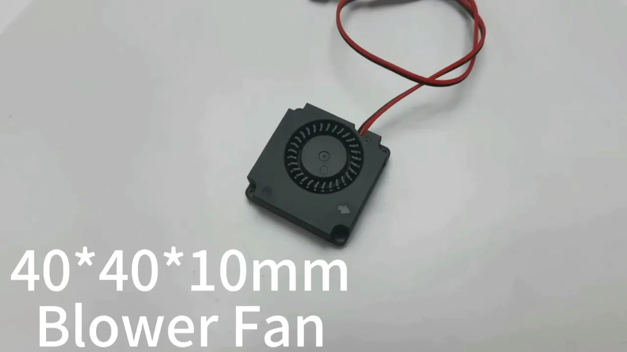 40mm Mini 12v Centrifugal Turbo Fan 4010 40x40x10mm 2pin 12v 24volt Dc ...