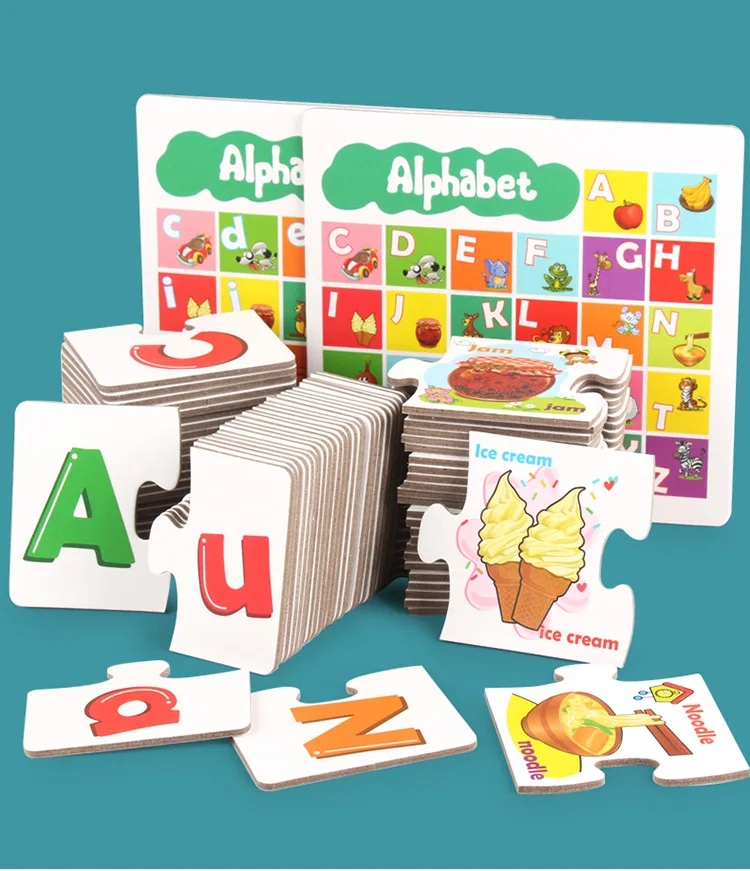 Educational Jigsaw Puzzle - Matching Uppercase & Lowercase Letters
