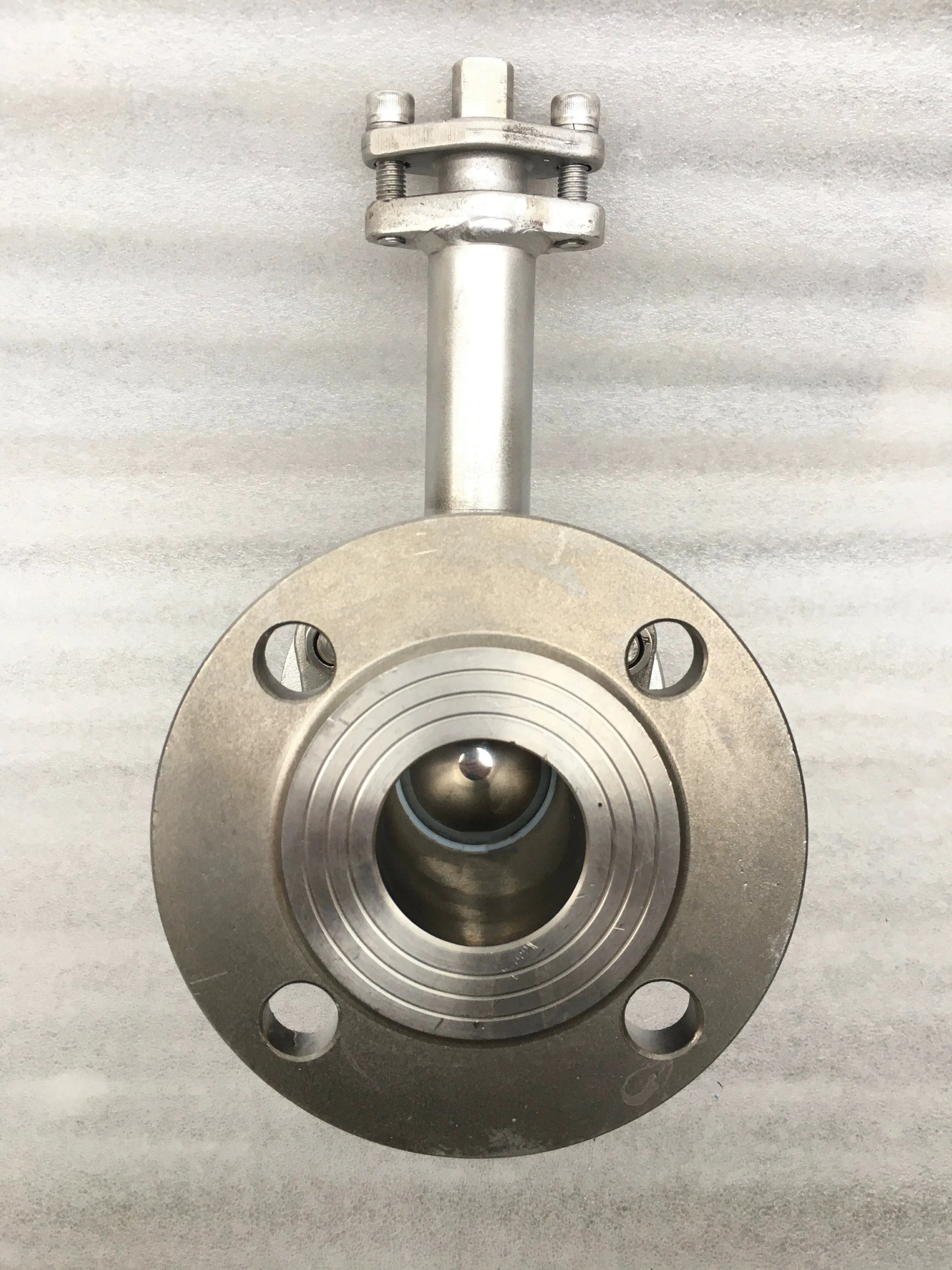 Cryogenic Regulating Control Valve -196 Degree Pctfe High Pressure Stainless Steel Valve Flange ...