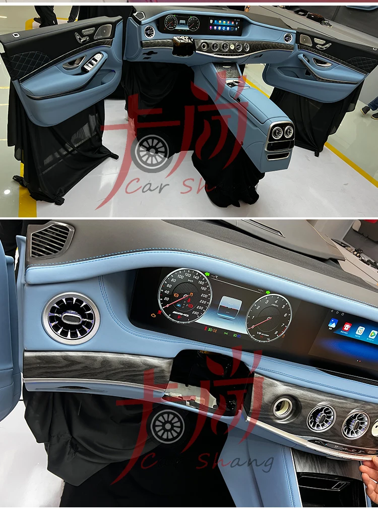 Applicable to Benzz S-Class W221 Upgrade W222 Interior Old to New ...