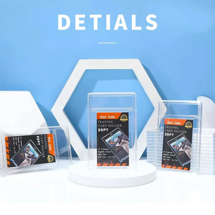 Epic Gold TCG Yugioh Trading Card Case UV-Proof 35Pt Magic Card Holder ...