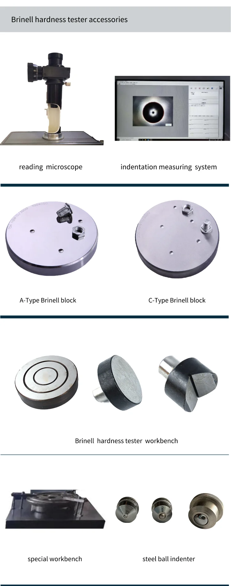 Computer Control Brinell Durometer Hbs-3000 Automatic Measuring Brinell ...
