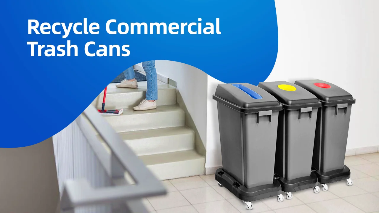 Public Waste Container Classified Dustbin Sorrting Garbage Bin 60l ...