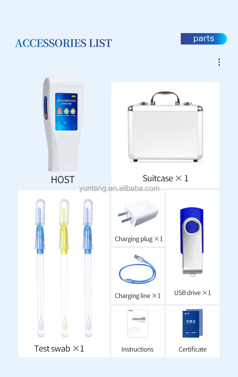 Handheld Bacteria Detector - YUNTANG ATP Fluorescence Meter