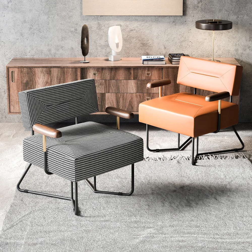 Modern Simple Single Sofa Lazy Snail Chair Living Room Nordic Leisure ...