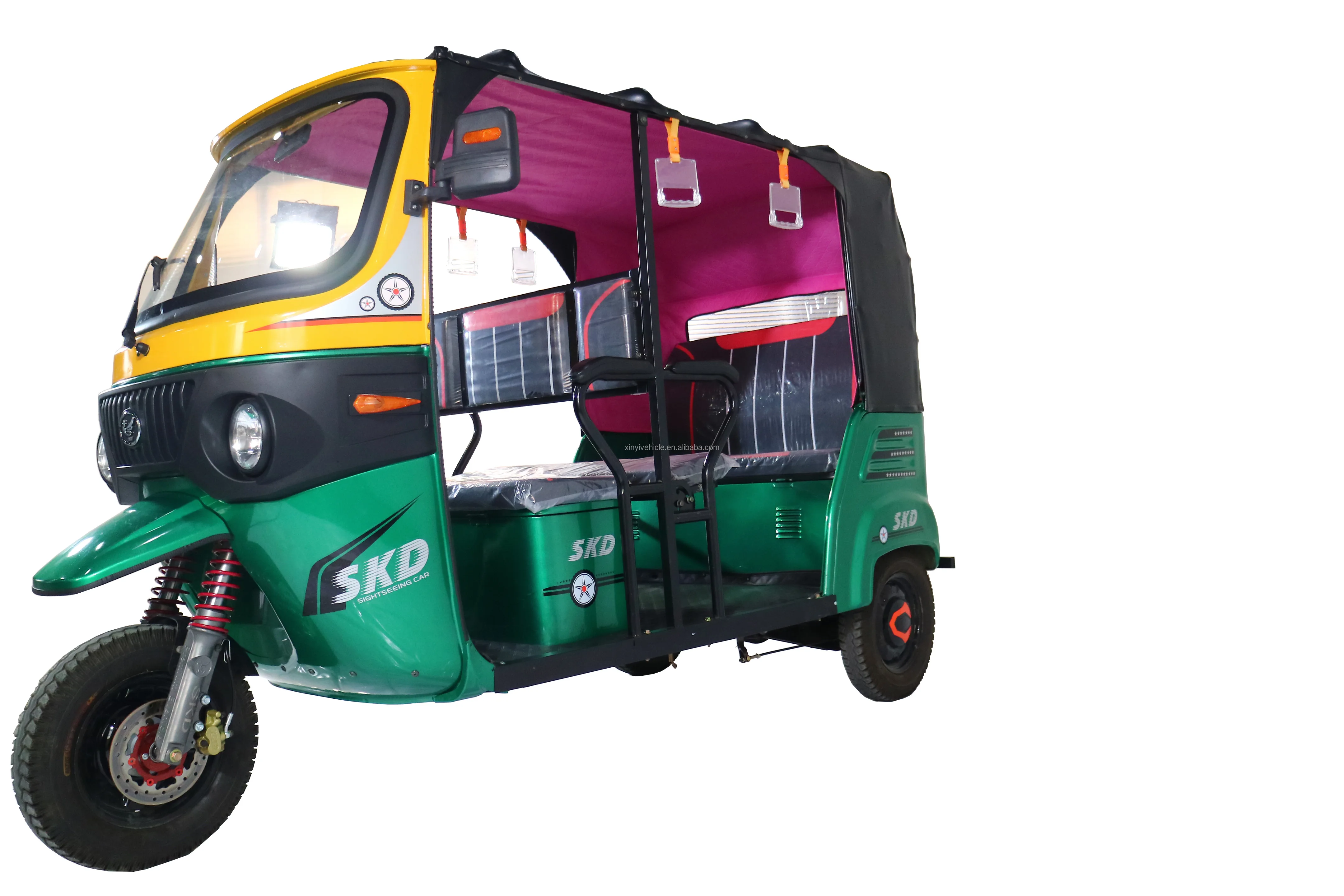 Electric Passenger Rickshaw - Bajaj Auto Rickshaw Tuk Tuk