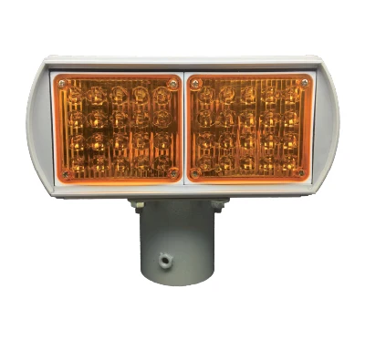 Red Blue Double Side Customizable Solar Led Strobe Flash Traffic ...