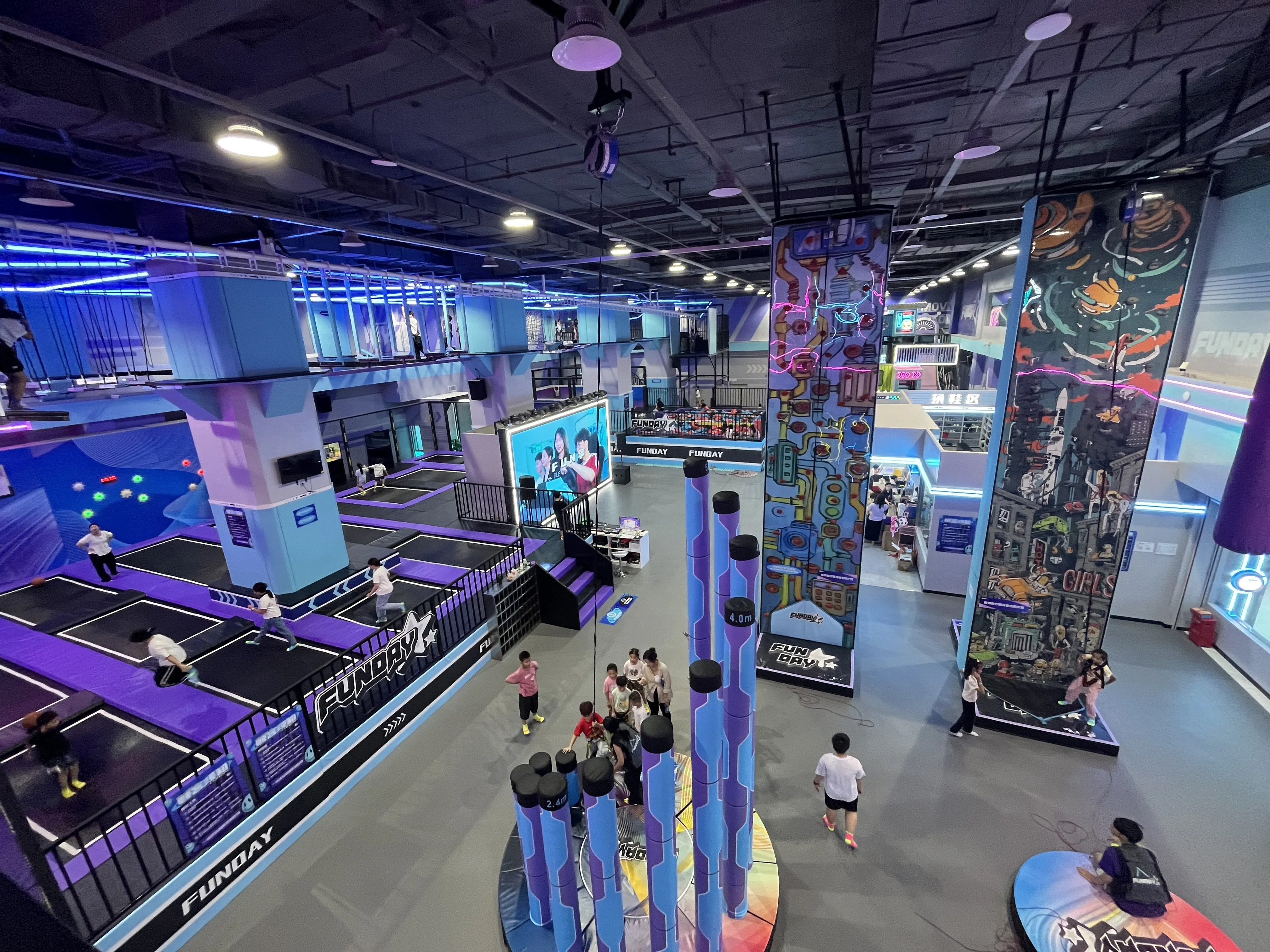 Kids Children Sport Arcade Theme Happy Indoor Soft Play Ninja Warrior ...