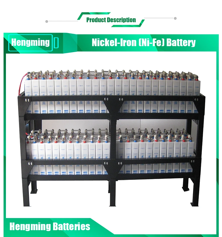 Edison Nickel Iron Battery for Solar 12v 24v 80ah NI-FE