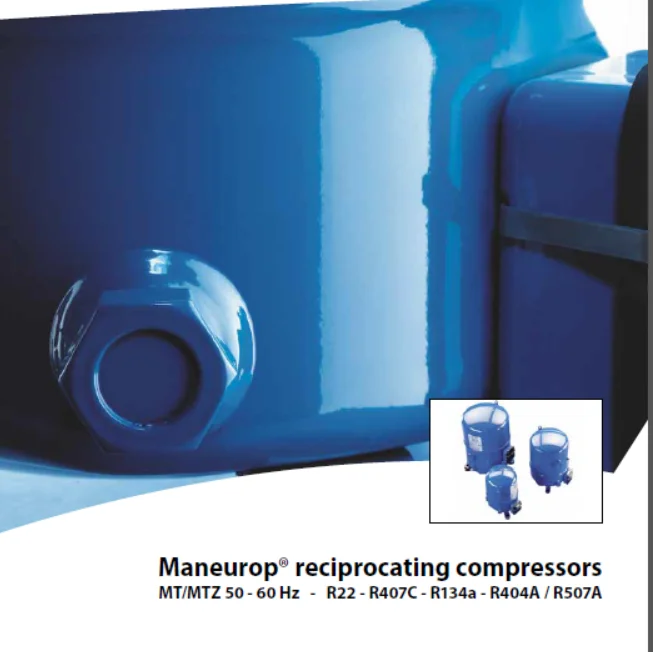 Brand New France Maneurop Reciprocating Compressor Ntz096a4lr1a ...