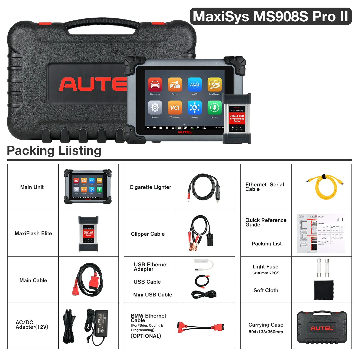 Alibaba.com: Autel MaxiSys MS908S Pro II OBD2 Diagnostic Tool with ...