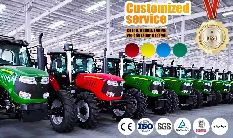 Lutian Manufactures High Quality Mini Tractor Farm 4wd 50ph 80hp 120hp ...