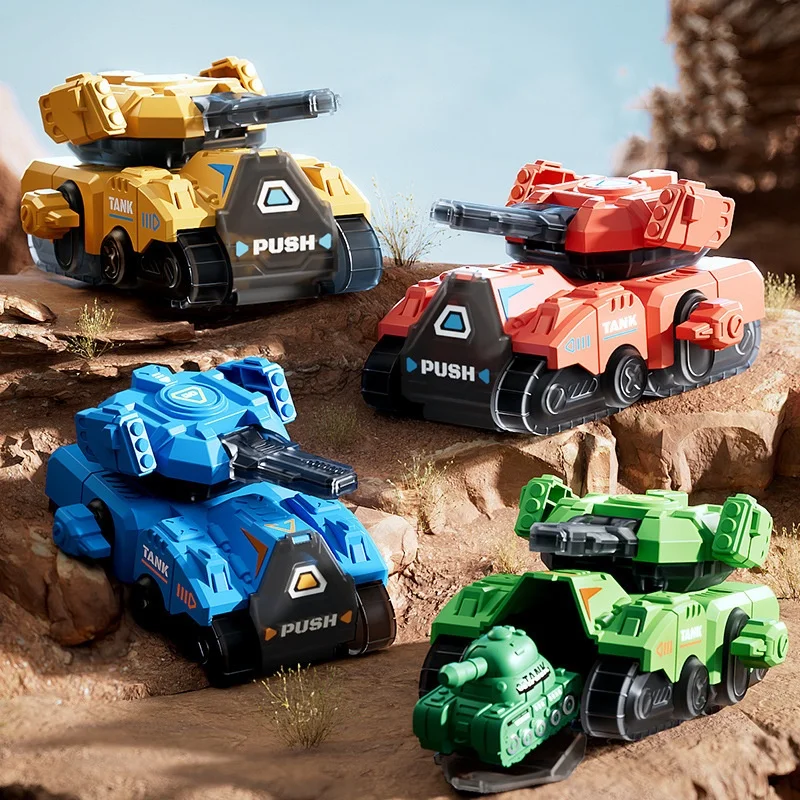 Children's Wind-up Toys Coche Simulates Cartoon Model Of Rotating Tank ...